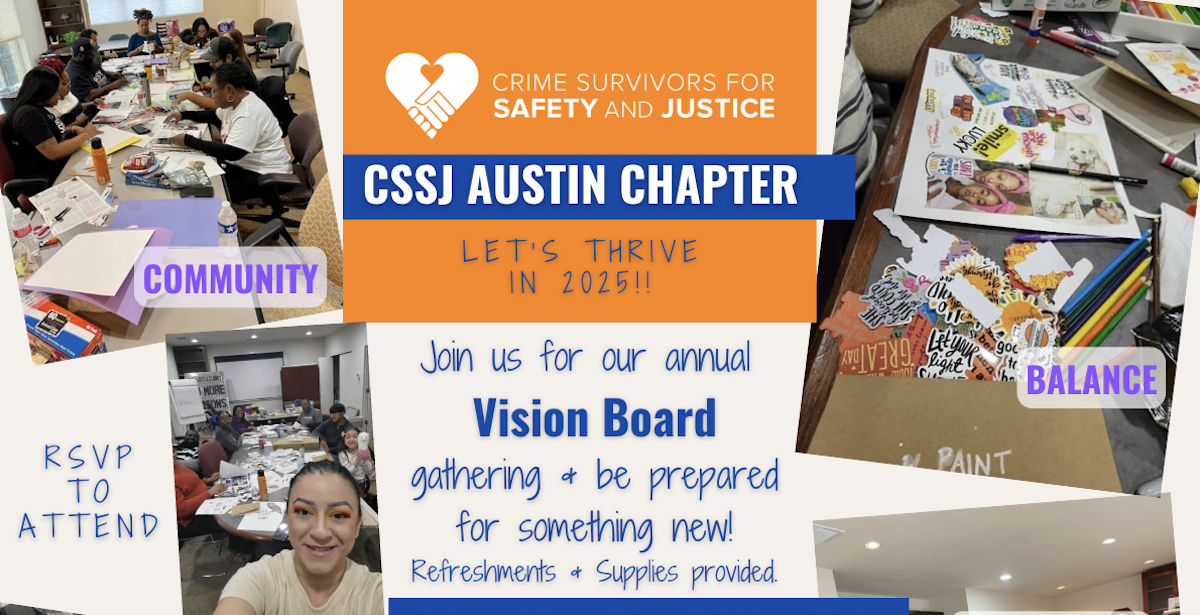 CSSJ Austin Chapter Gathering · Crime Survivors for Safety and Justice