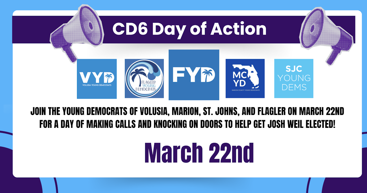 Volusia Young Dems of CD6 Day of Action · The Yes She Can campaign