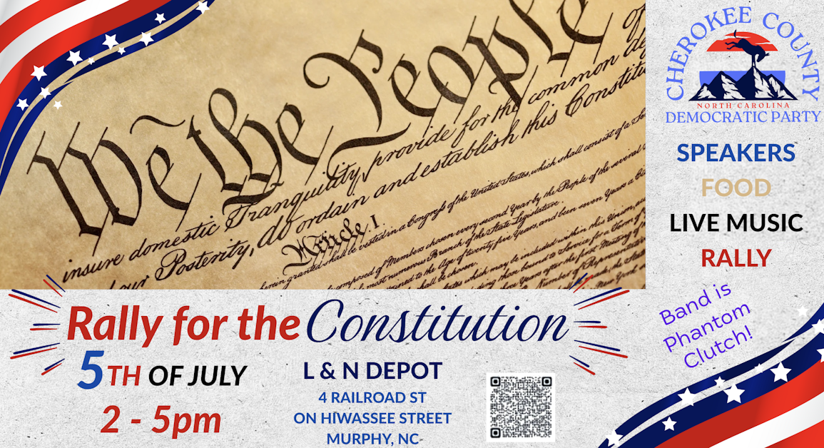 Cherokee Rally for the Constitution · North Carolina Democrats