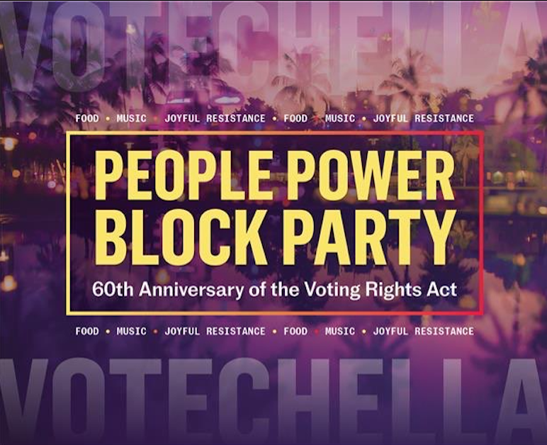 People Power Block Party: 60th Anniversary of the Voting Rights Act ...