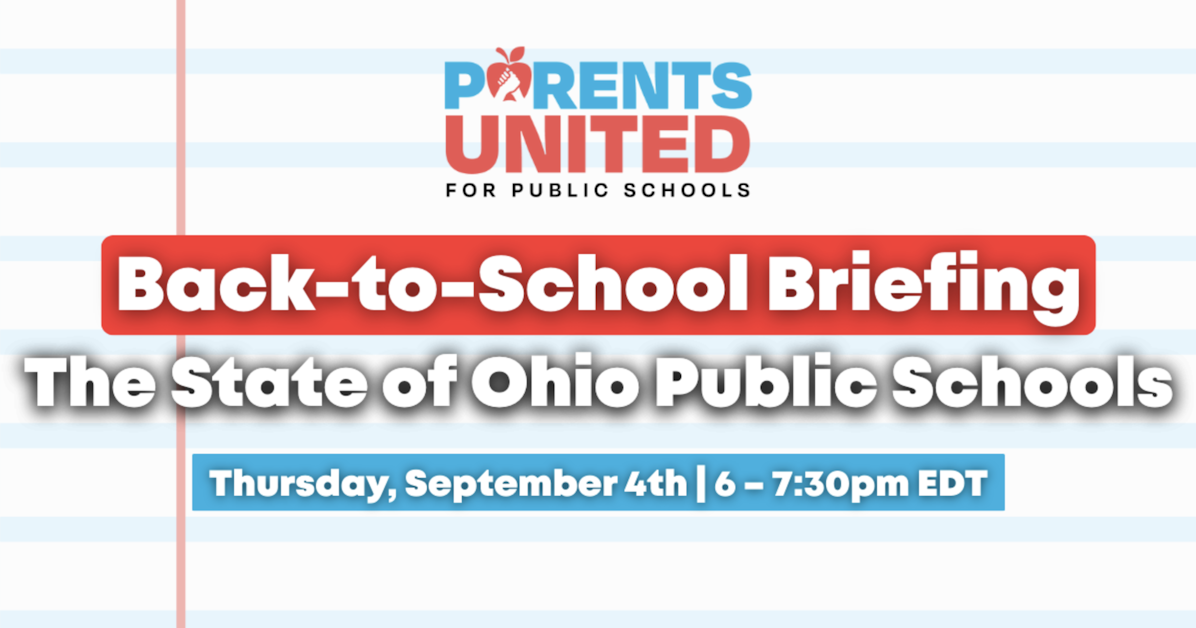 Back-to-School Briefing: The State of Ohio Public Schools · OH ...