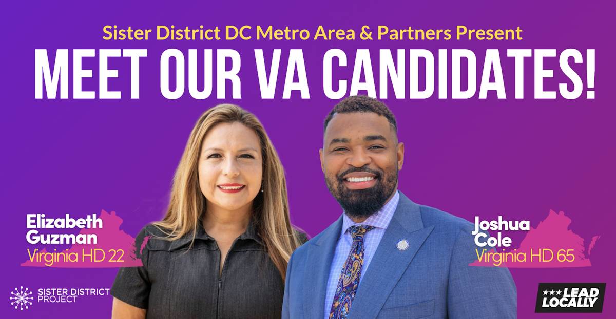 Meet VA Candidates Joshua Cole and Elizabeth Guzman! · Mobilize