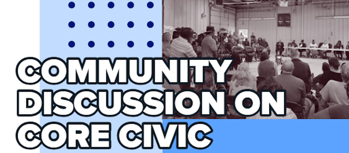 Community Discussion on Core Civic · CALEB