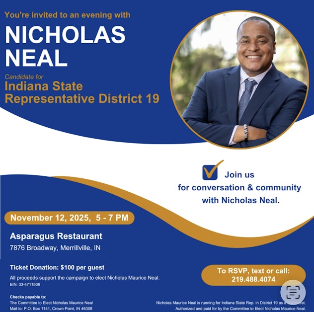 Nick Neal for Indiana House – Campaign Kickoff Fundraiser · Committee ...