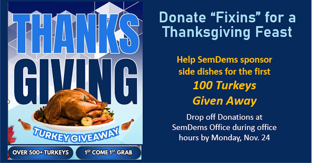 Donate Fixins for a Thanksgiving Feast · Mobilize