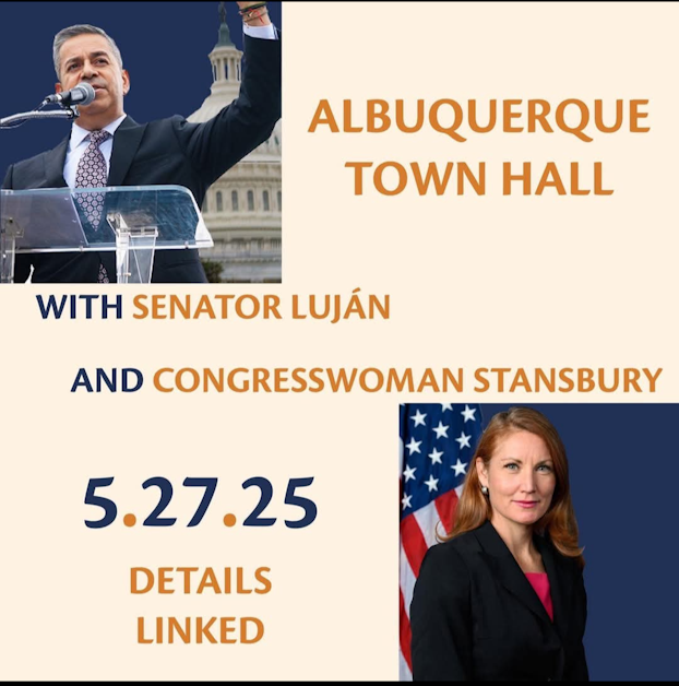 ALBUQUERQUE TOWN HALL WITH SENATOR LUJAN AND CONGRESS REP. STANSBURY ...