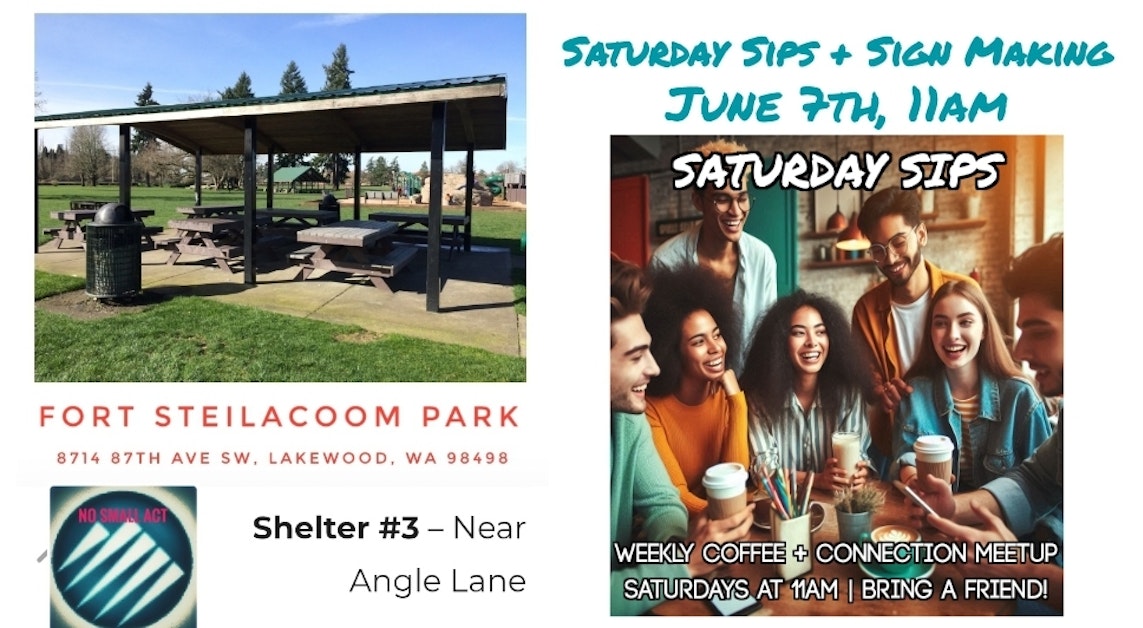 Saturday Sips + Signmaking · Mobilize