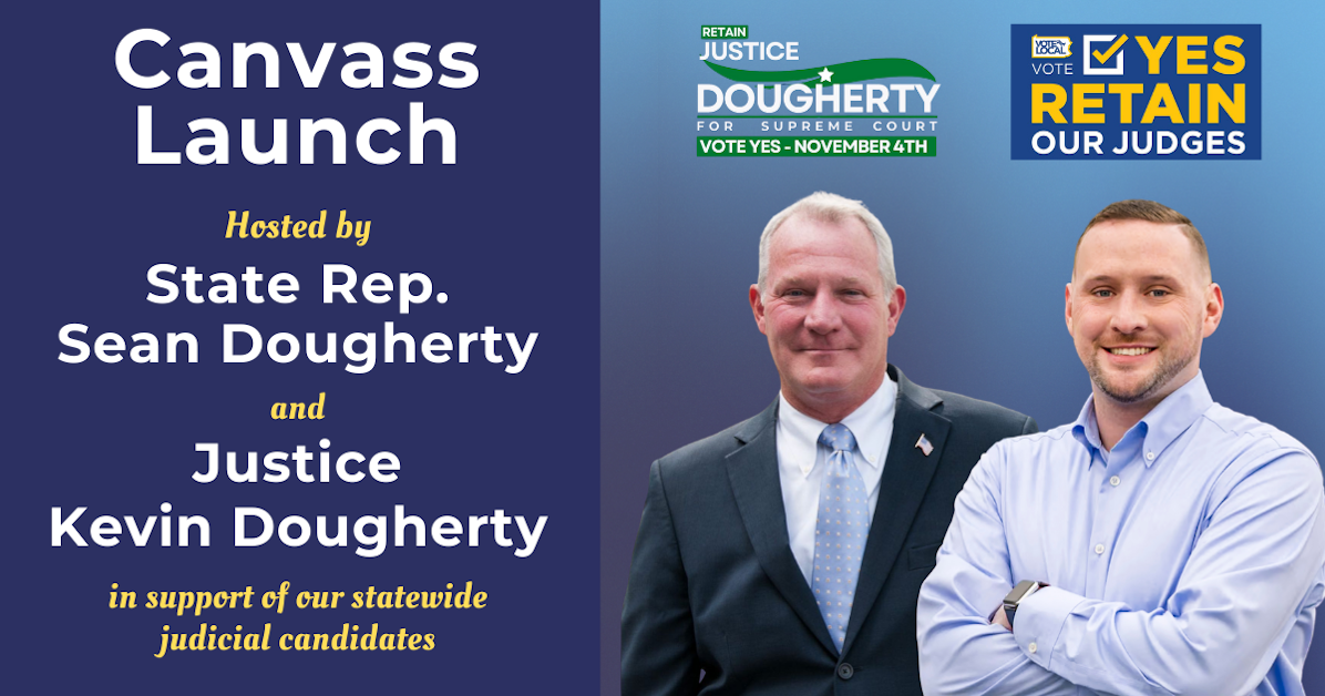 Knock Doors with Justice Dougherty and Rep. Dougherty! · PA House ...