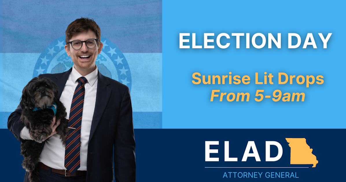 Election-Day Sunrise Lit Drops (State-wide) · Mobilize