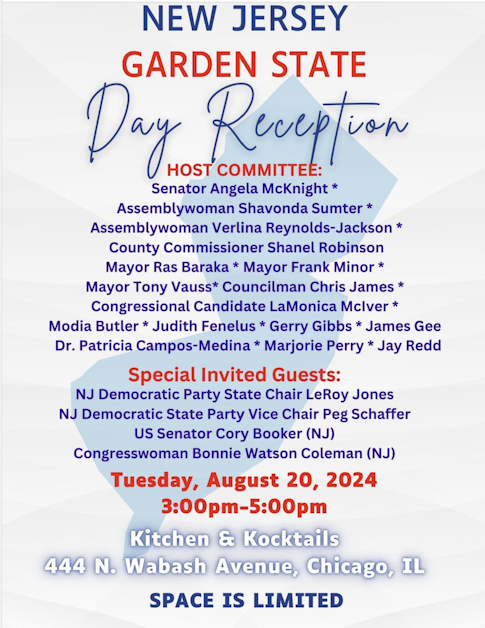 Assemblywoman Shavonda Sumter and host committee Garden State Day ...
