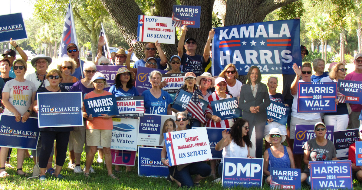 Sign and Wave Tuesdays - Palmetto · Manatee County Democratic Party