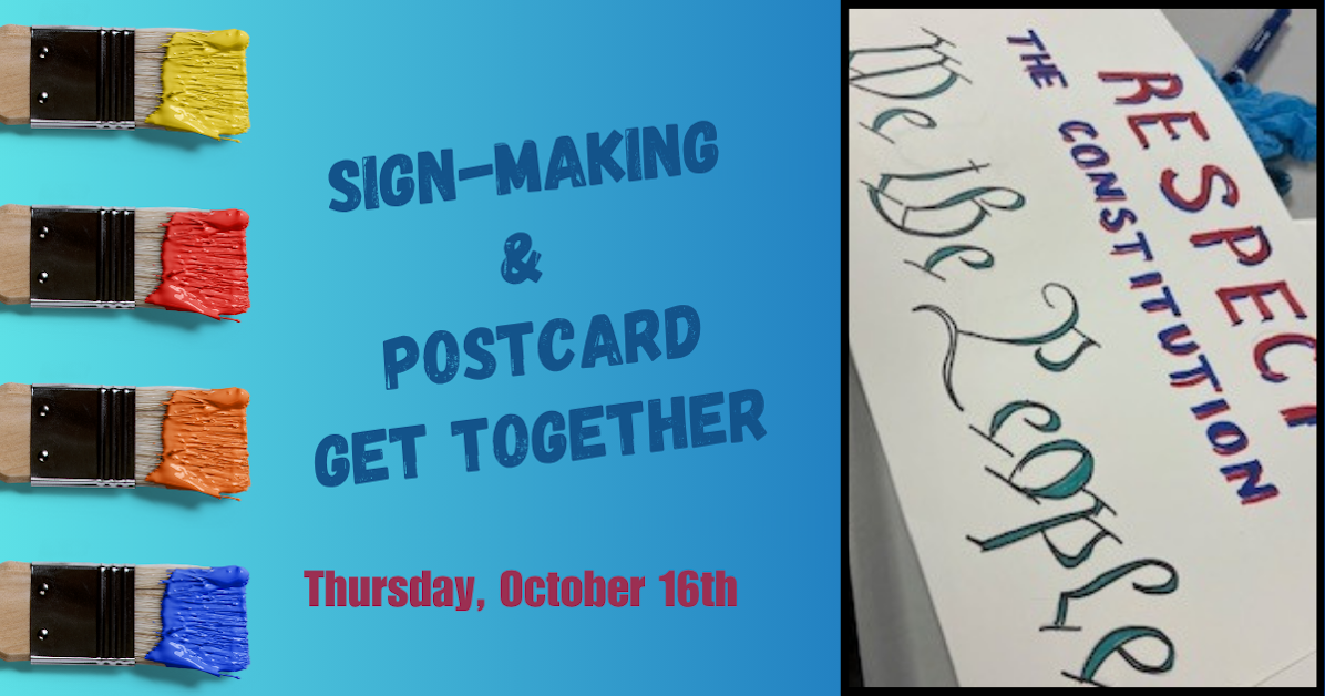 Sign-Making Get Together · Mobilize