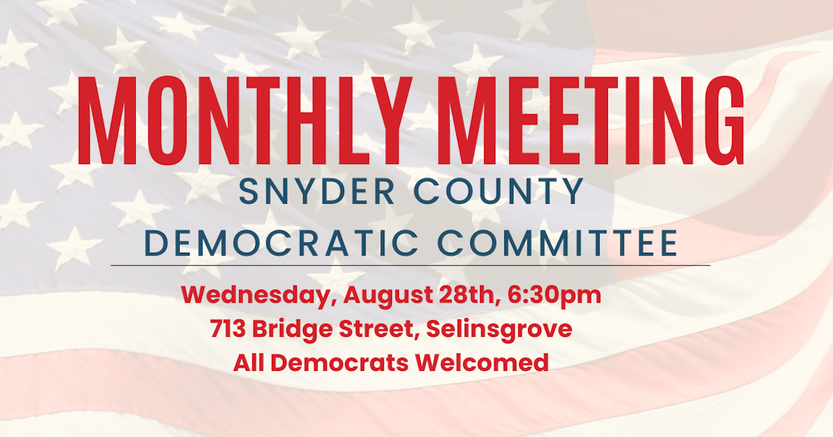 Monthly Meeting · PA Democratic Party