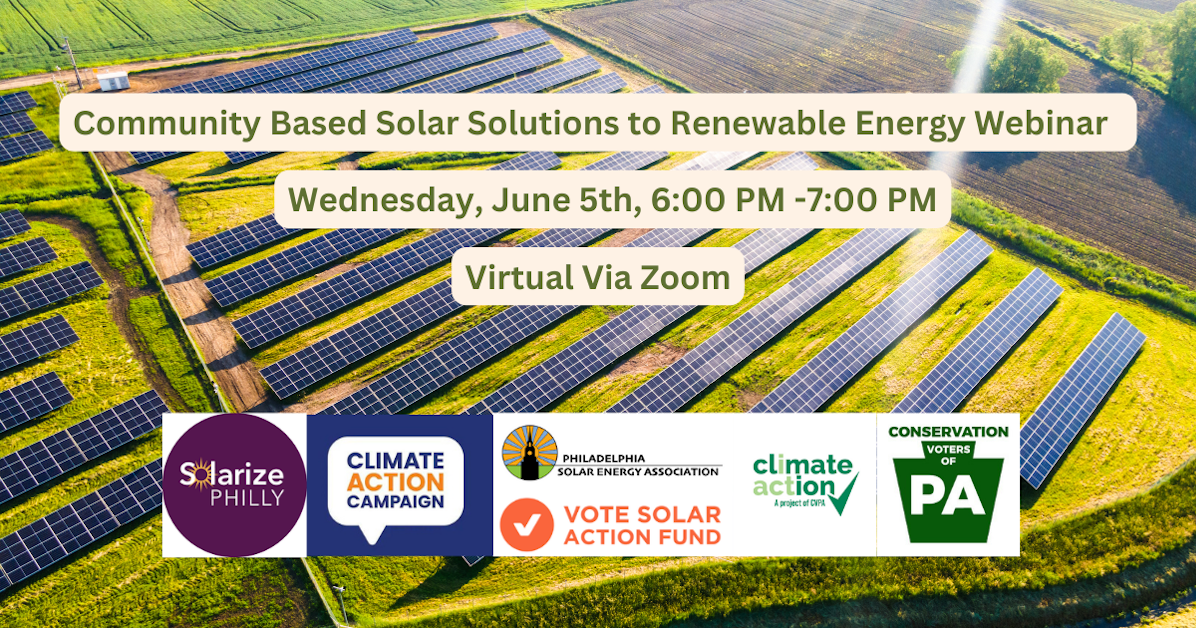 Community Based Solar Solutions to Renewable Energy Webinar · Climate ...