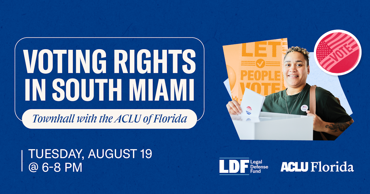 South Miami Voting Rights Town Hall · Mobilize