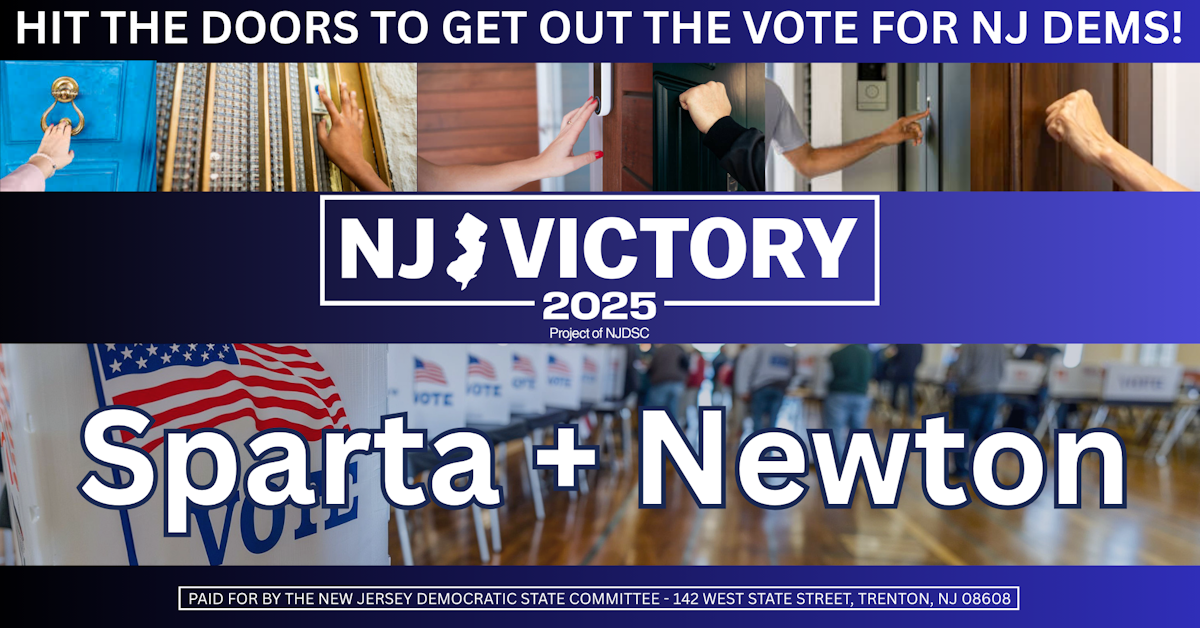 LET'S LAND THIS SUSSEX - Get Out The Vote for NJ Democrats in Sparta ...