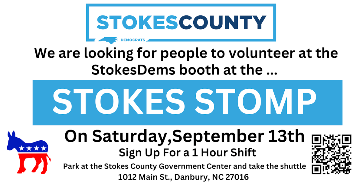 StokesDems Booth at the StokesStomp · Mobilize