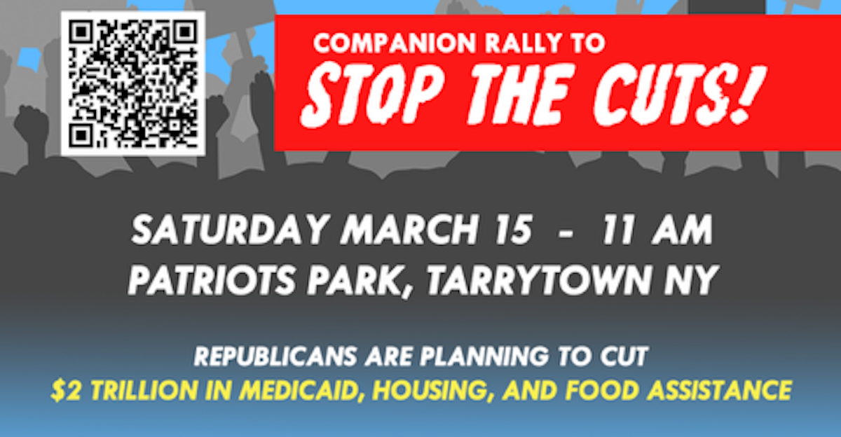 Tarrytown Stop The Cuts Rally · California Working Families Party