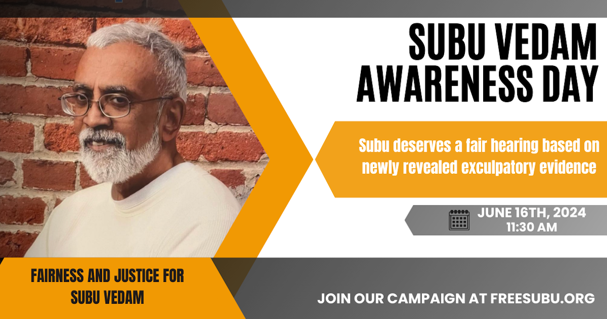 CPAU: Subu Vedam Day of Awareness · Pennsylvania United