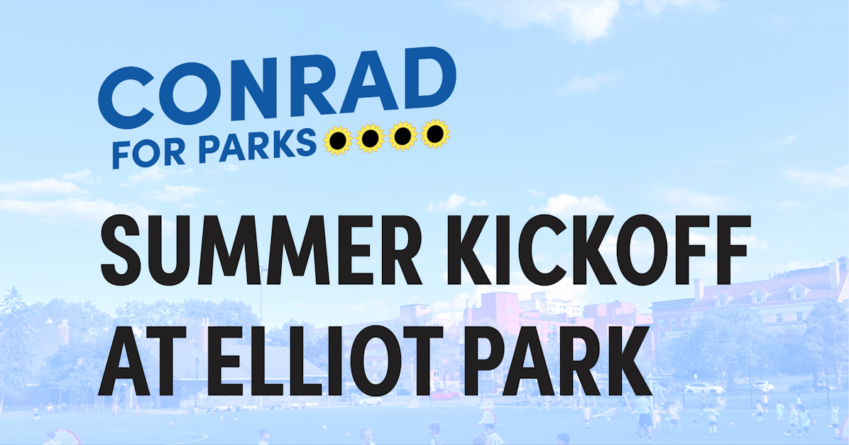 Summer Kickoff at Elliot Park 🌻 · Conrad Lange Zbikowski