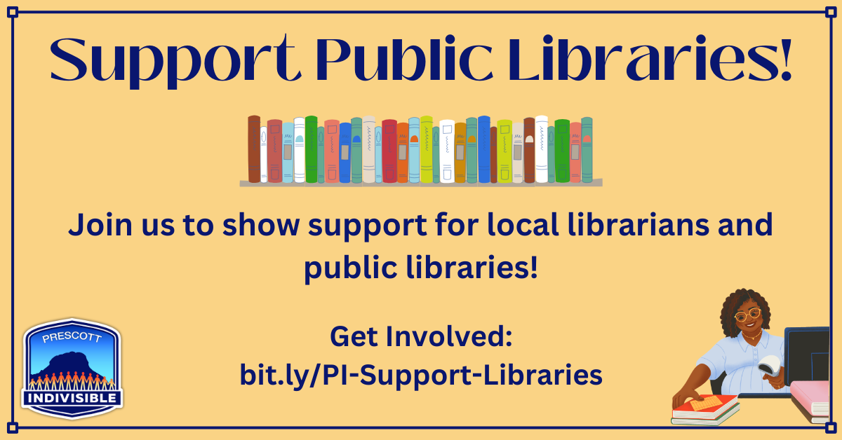 Support Public Libraries in Yavapai County! · Indivisible Arizona