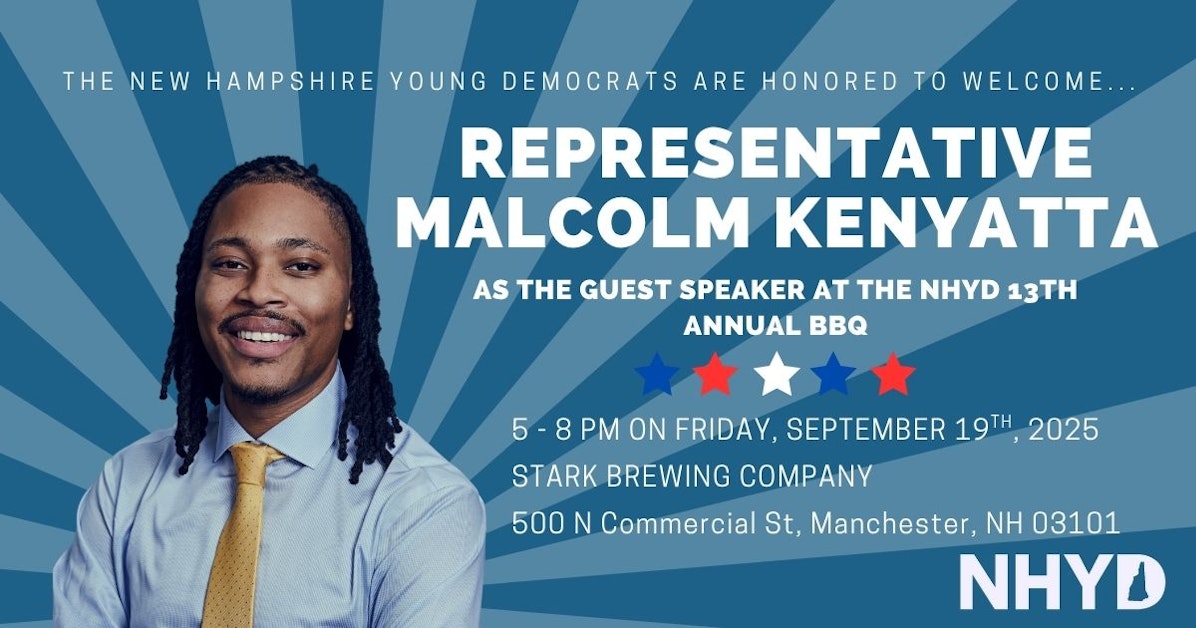 13th Annual New Hampshire Young Democrats BBQ · Mobilize