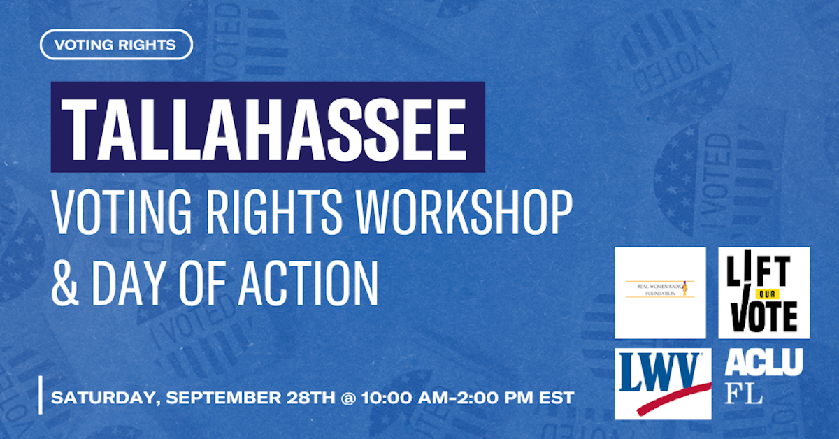 Tallahassee Voting Rights Workshop & Day of Action · Mobilize