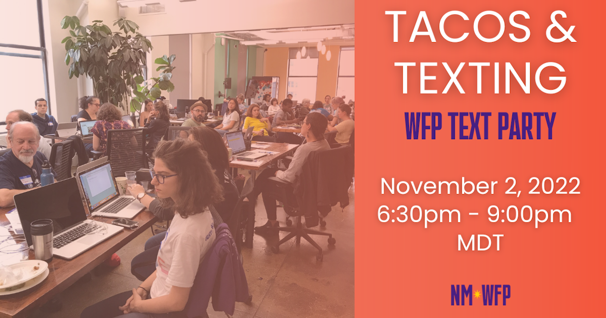 WFP Text Party - Tasty Food & Texting ABQ Text Club · WFP & Black Lives ...