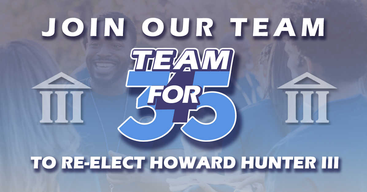 Take Action & Support Howard Hunter III's Campaign! · Howard Hunter III ...