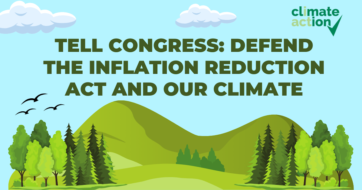 Tell Your Senator: Defend Climate! · Climate Action Campaign