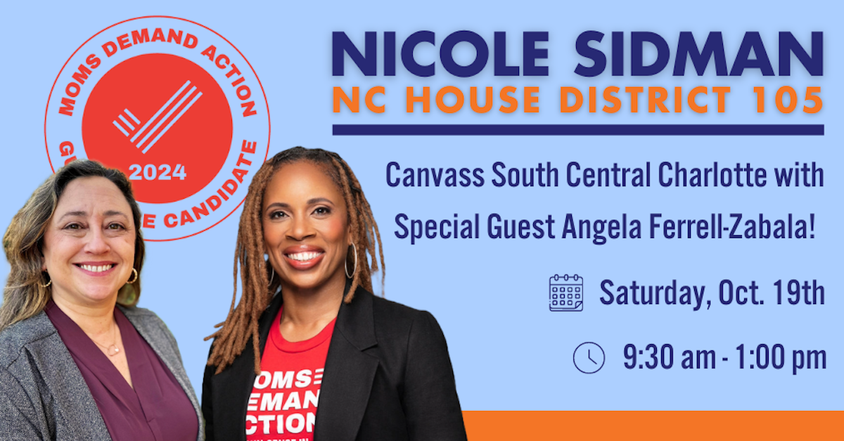 Canvass in South Central Charlotte with Angela Ferrell-Zabala of Moms ...