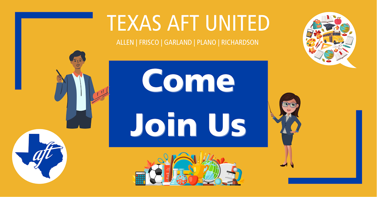 Texas AFT United Virtual Membership Check-In · Texas AFT