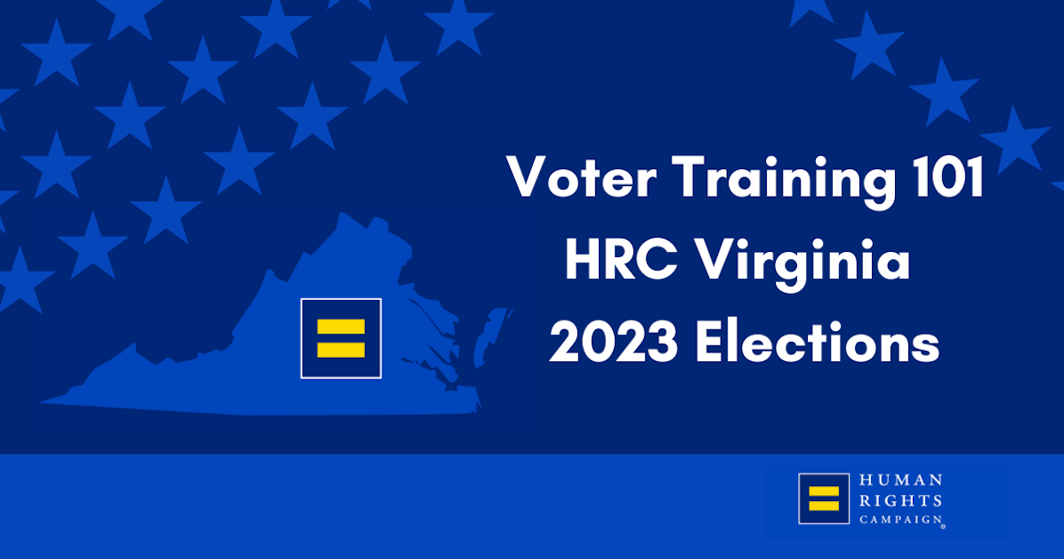 Election Training 101 · Human Rights Campaign