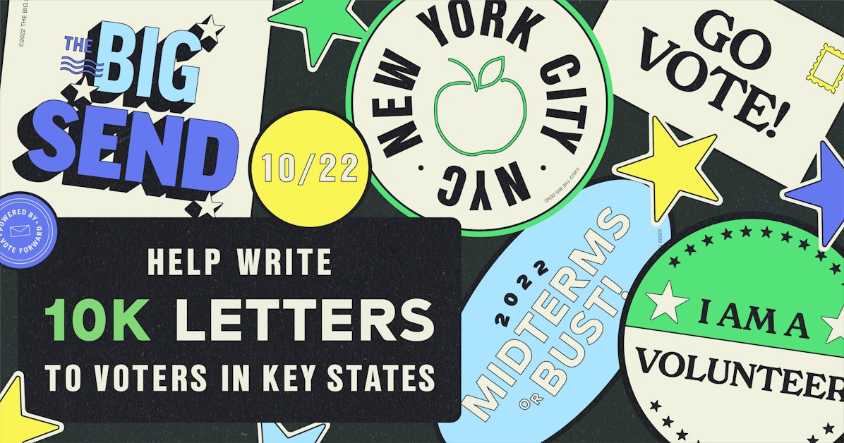 NYC: Write letters to voters with Vote Forward & Planned Parenthood of ...