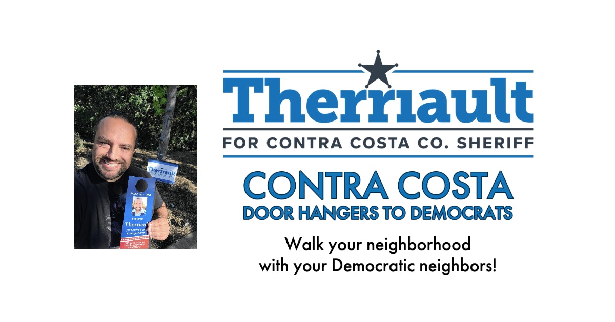 DOOR HANGERS for Ben Therriault for Contra Costa County Sheriff ...