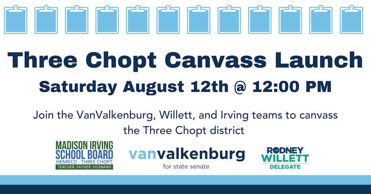 Three Chopt Canvass Launch · Mobilize