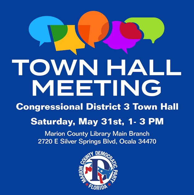 TOWN HALL in Ocala for Congressional District 3 (Kat Cammack's district ...