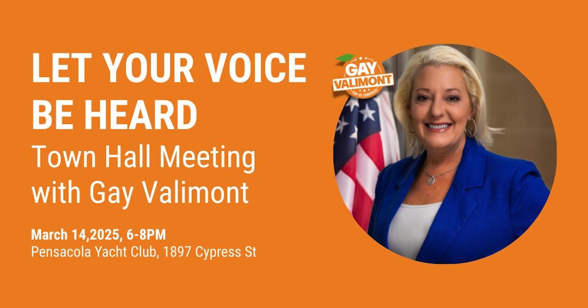 Town Hall Meeting with Gay Valimont · Florida Democratic Senior Caucus