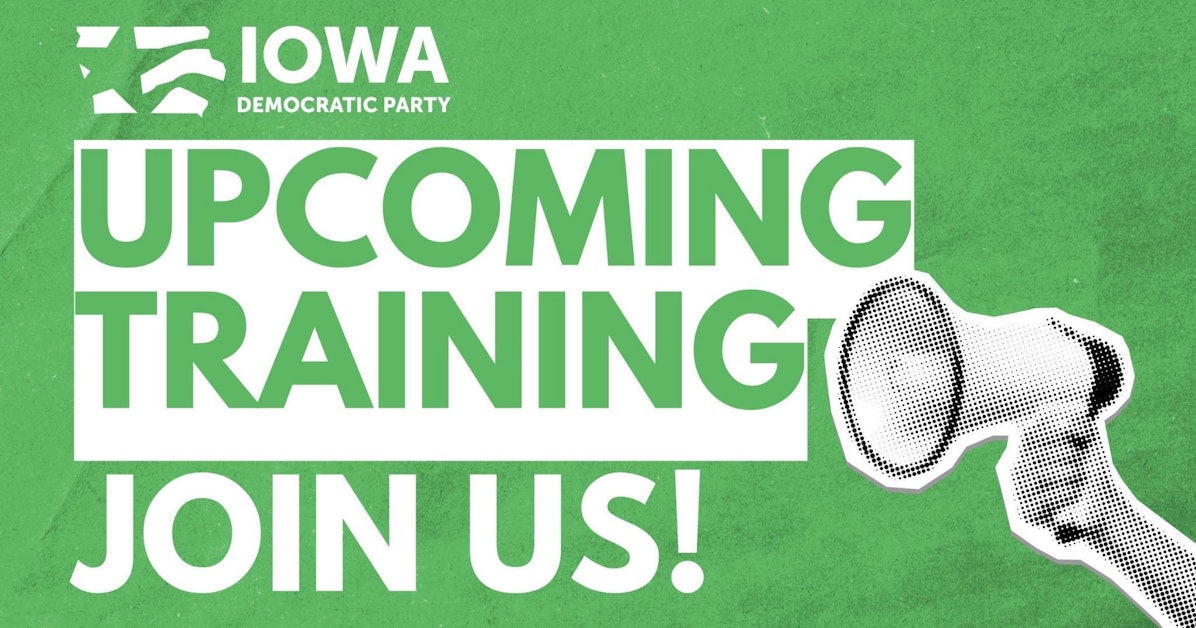 The Role of Non-Direct Voter Contact Events and How to Host One · Iowa ...
