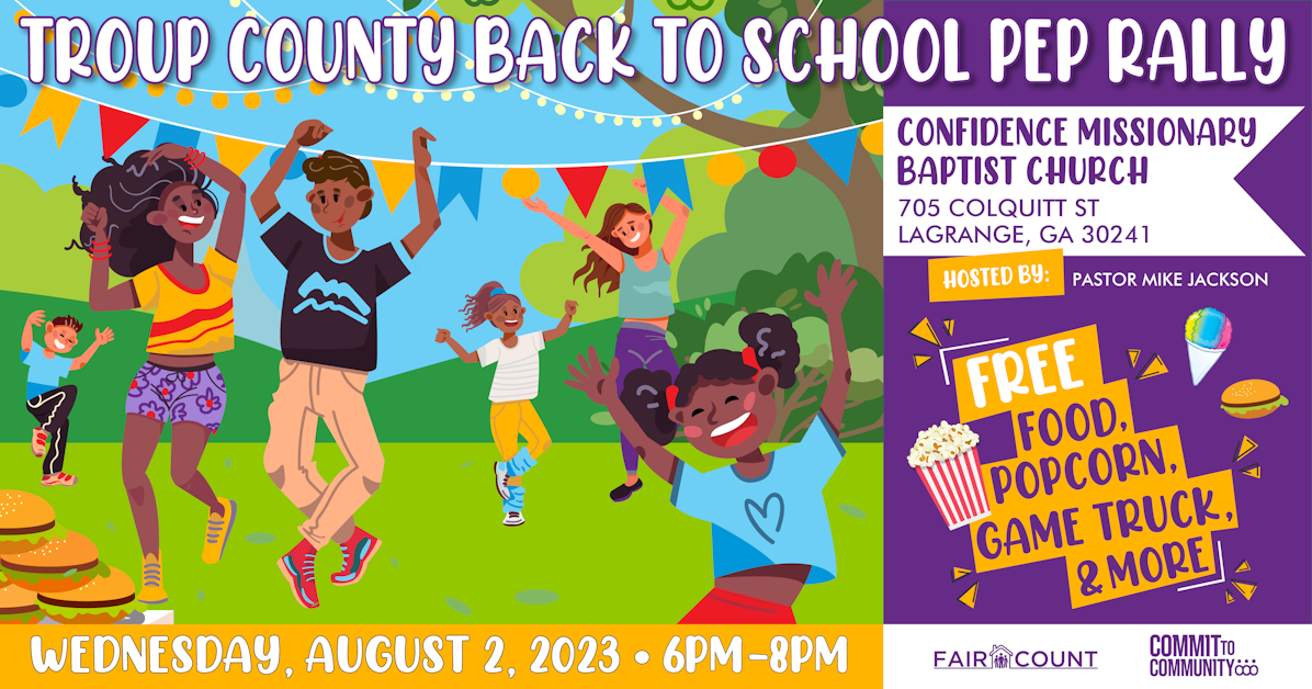 Troup County Back to School Pep Rally · Mobilize