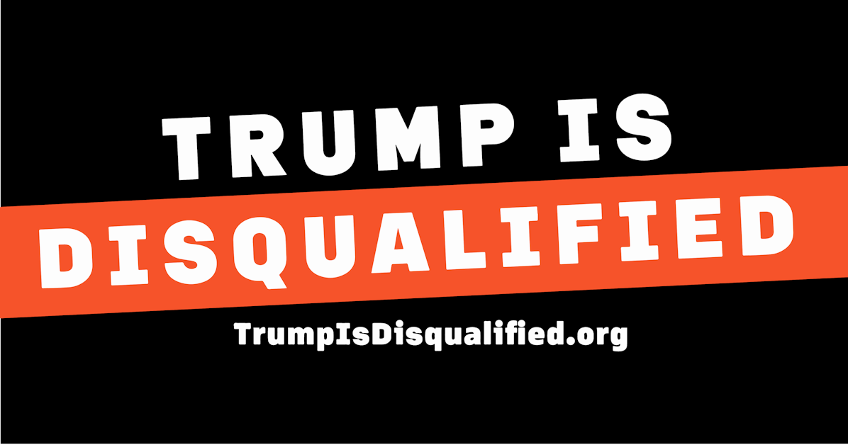 Trump is Disqualified Freeway Banner Drop - NEW LOCATION! · Mobilize