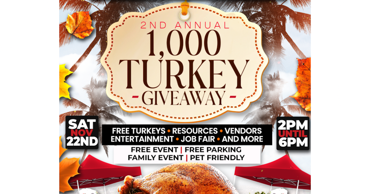 1,000 Turkey Giveaway · Florida Democratic Party