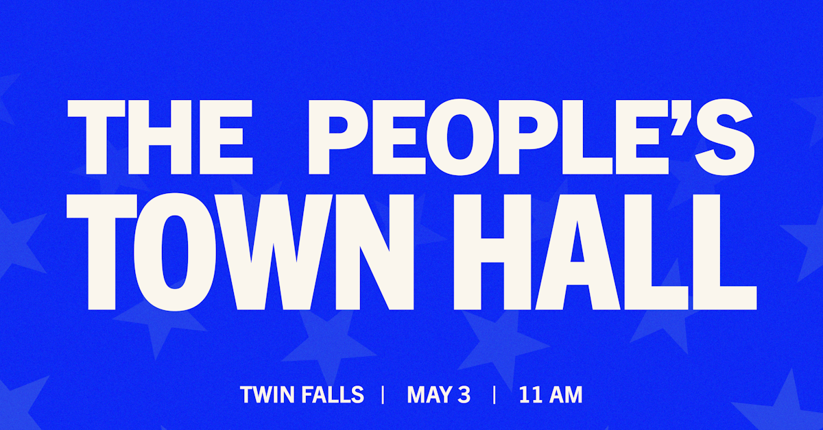 Twin Falls Town Hall with former Congressman Larry LaRocco and Richard ...