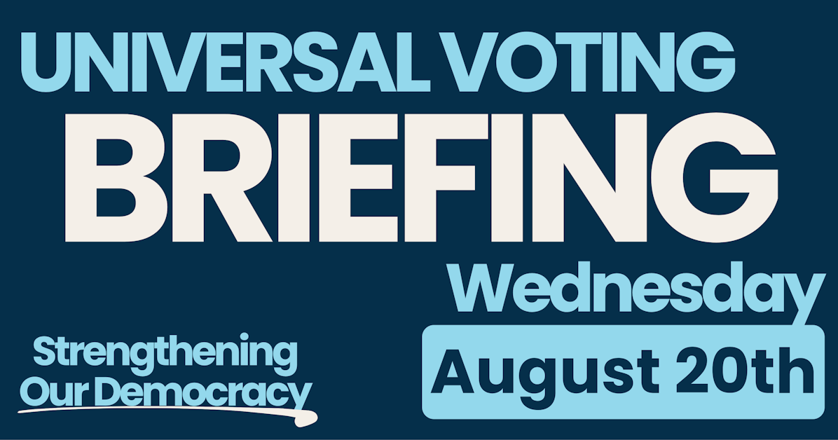 Universal Voting Webinar · Citizen Action/Illinois