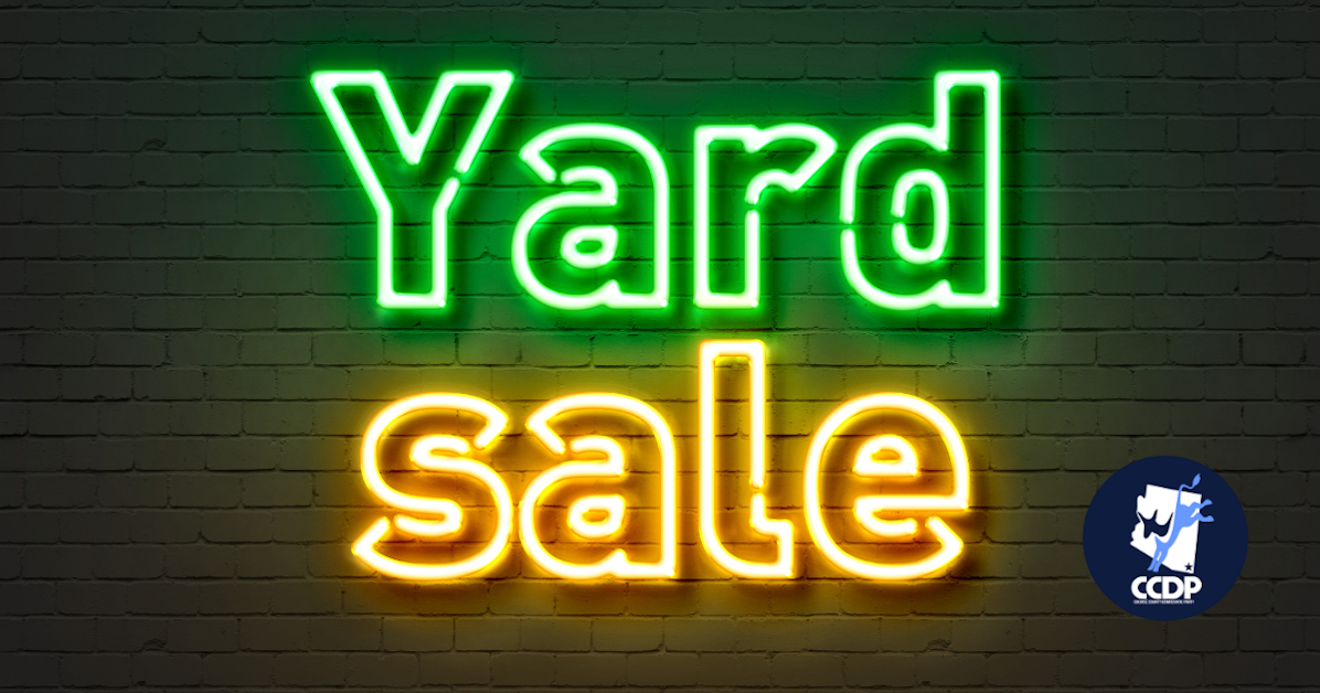 Fundraiser Yard Sale · Project 15/30