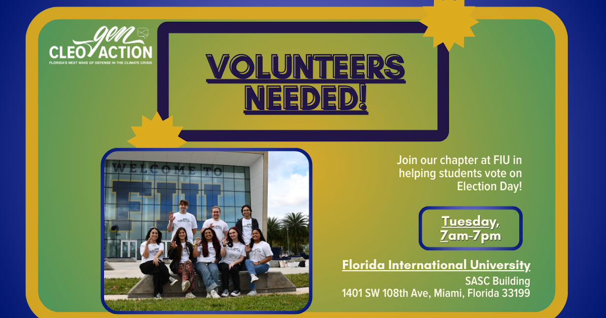 Election Day Volunteering with FIU! · Mobilize