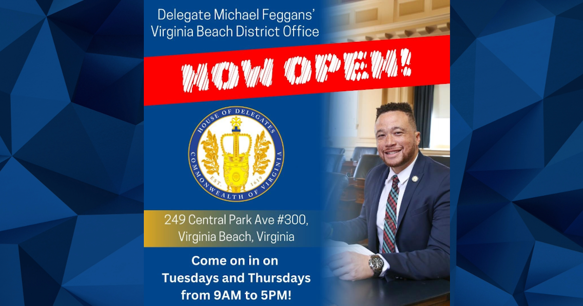 Office of Delegate Feggans Office Hours · Michael Feggans for Delegate
