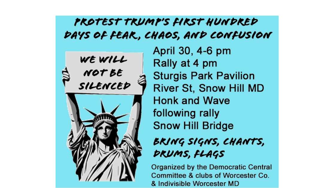 100 Days: Worcester County Rally & Sign Wave · Maryland Democratic Party