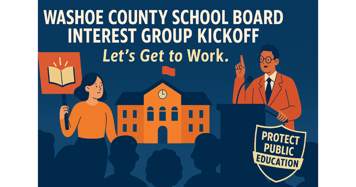 Washoe County Board of Education (WCBE) Interest Group Launch Event ...