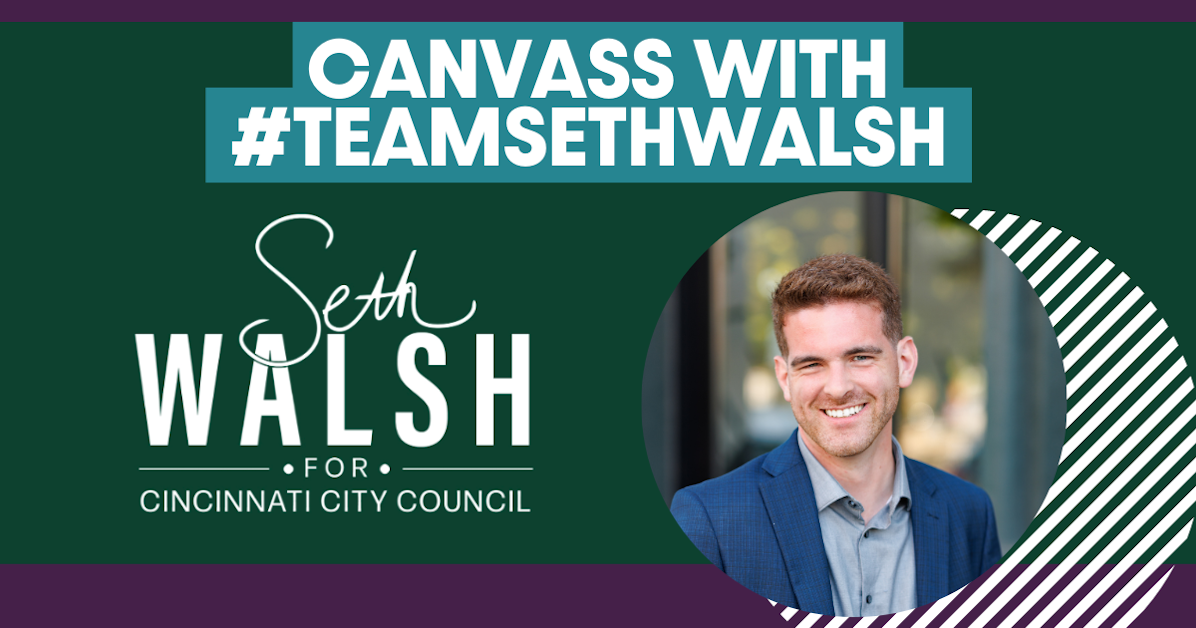 Canvass in Mt Airy with Seth Walsh for Cincinnati · Mobilize